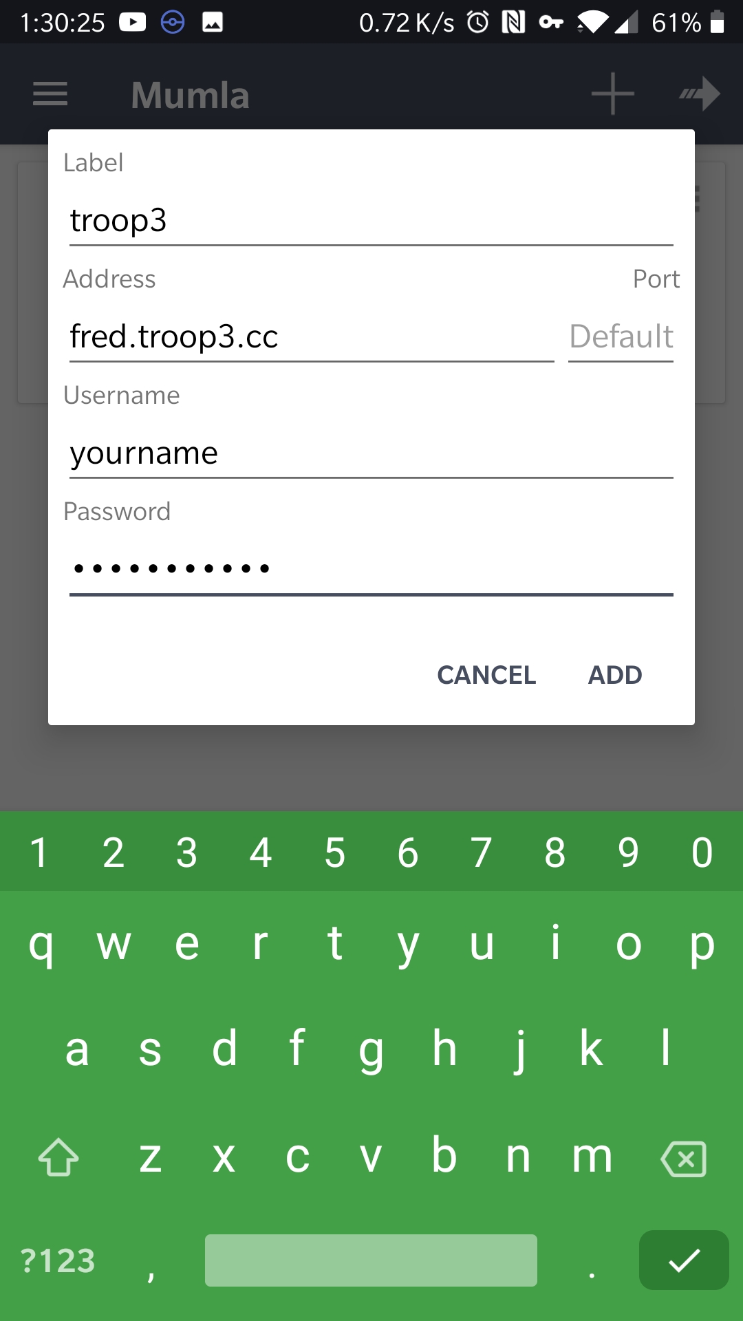 How to join the Mumble Voice Chat Server – BSA Troop 3